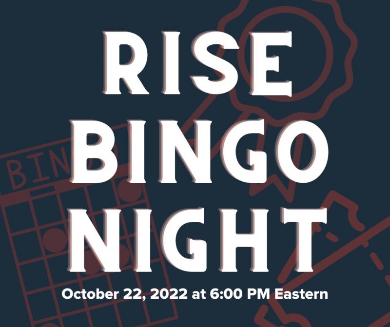 Bingo Card | Rise Disaster Relief & Recovery