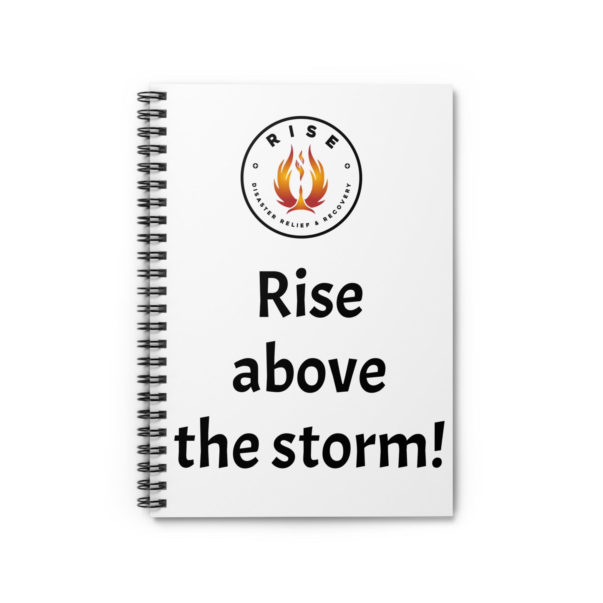 Spiral Notebook - Ruled Line | Rise Disaster Relief & Recovery
